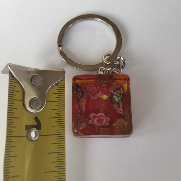 Accessories | Glass Art Beautiful Designed Key Chain Set Of 2 | Poshmark